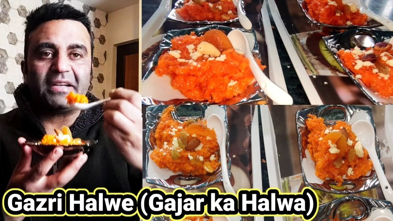 Gazri Halwe Mazdar Dish | Gajar Ka Halwa Mazedar Sweet Dish | Carrot ...