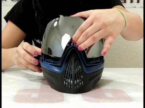 How to Change Your Dye i4 Mask Goggle Lens by HustlePaintball.com - YouTube