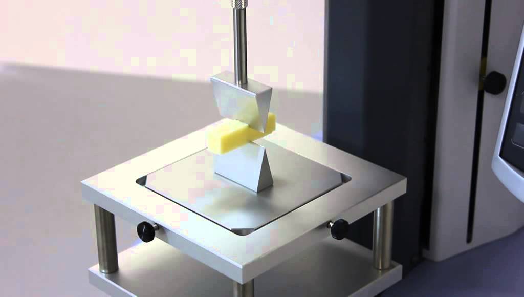 Evaluation of shearing test of cheese - YouTube