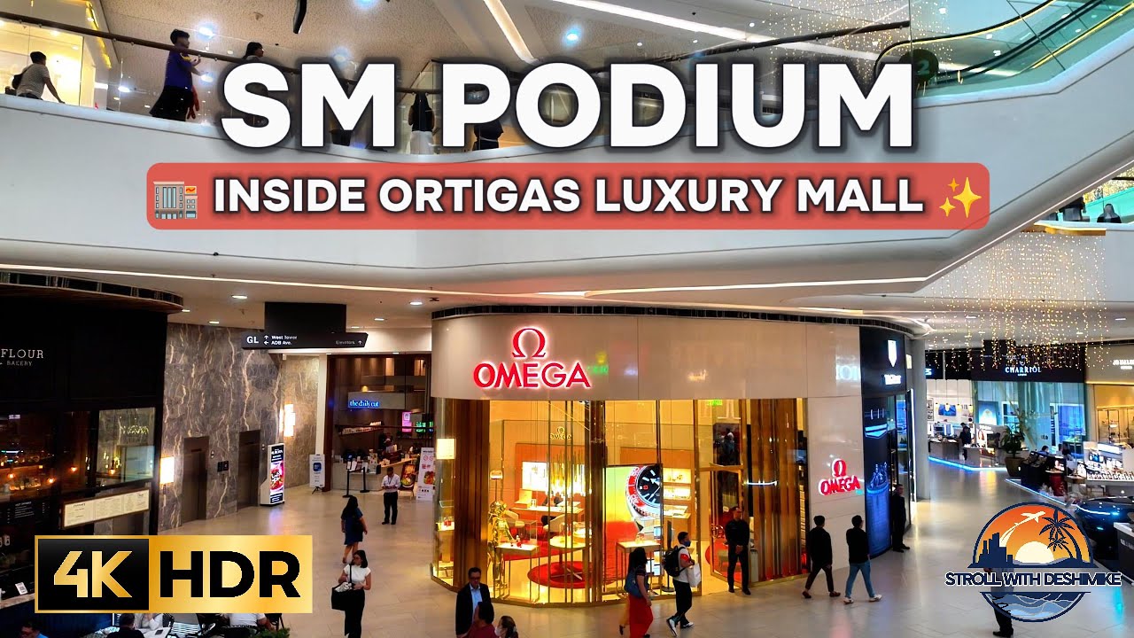 SM Podium Mall Tour | 💎 Elegant & High-End Shopping in Ortigas Center ...
