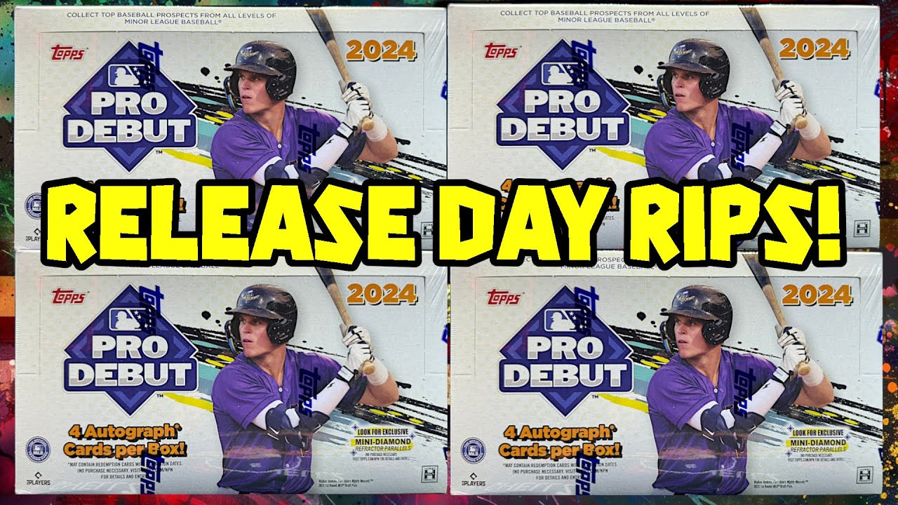 2024 Topps Pro Debut Baseball Cards Hobby & Jumbo Boxes! - YouTube
