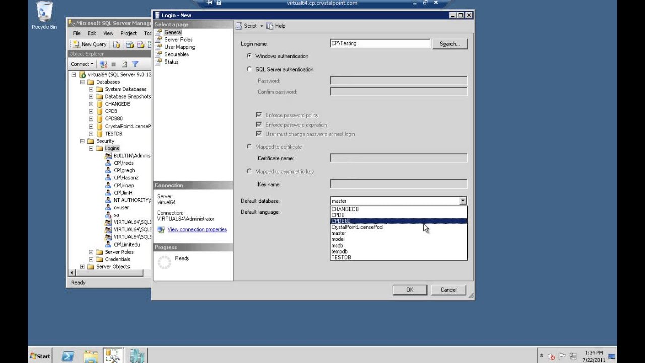 How to Configure SQL for OutsideView Enterprise - YouTube