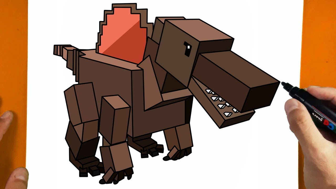 How to Draw Spinosaurus Grow a Garden - ROBLOX - YouTube