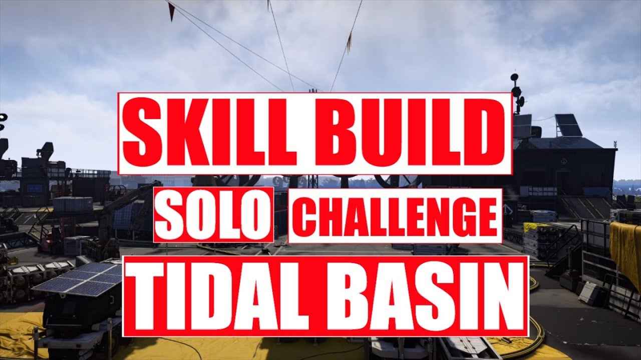 The Division 2 | SKILL BUILD GUIDE | Tidal Basin Invaded Challenge SOLO ...