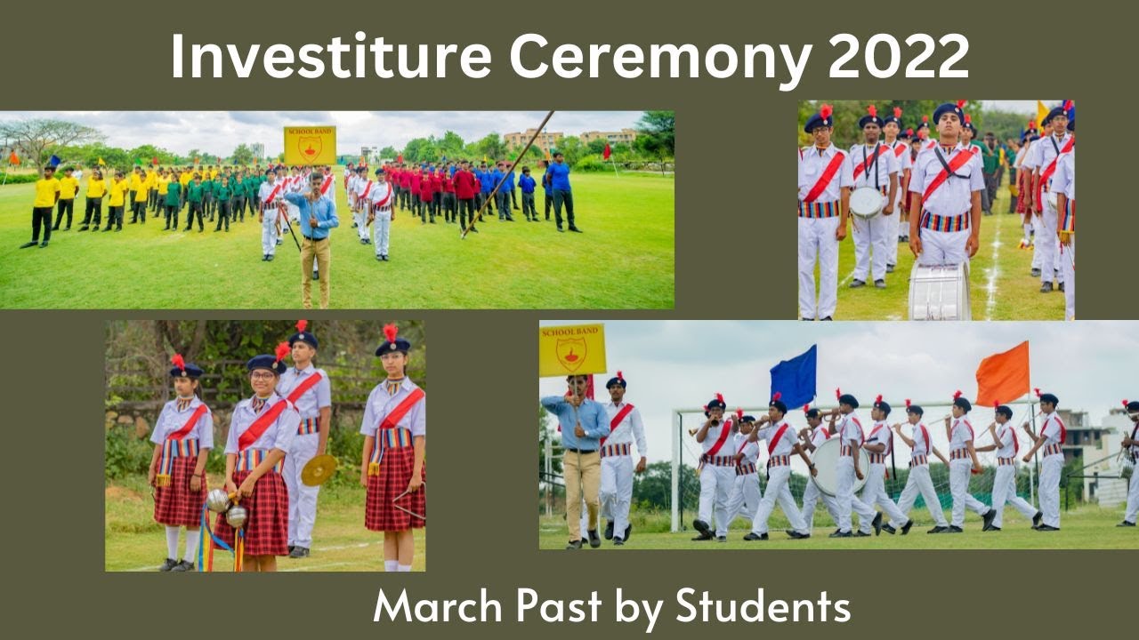 March Past by Students on the Ocassion of Investiture Ceremony 2022 ...
