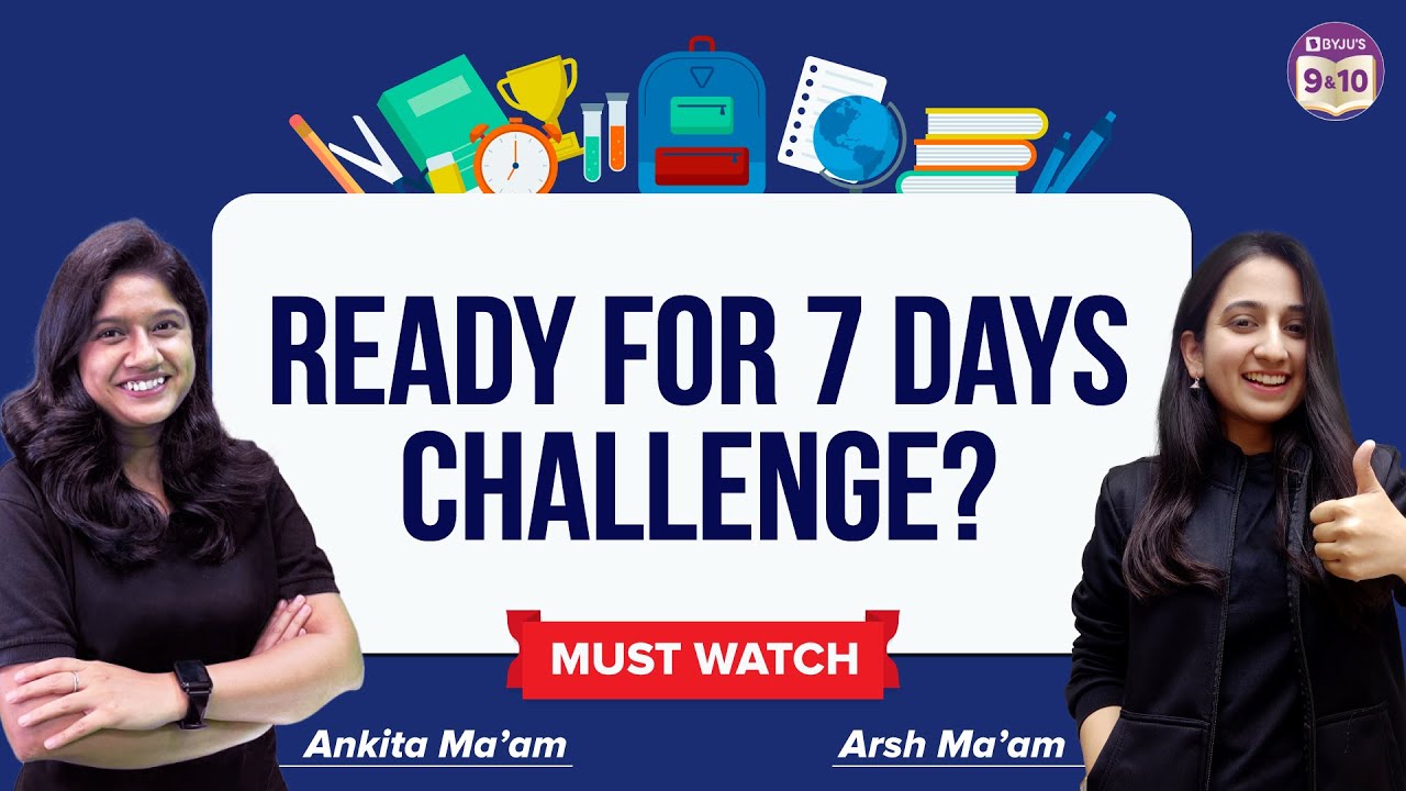 Ready for 7 Days Challenge? | Join us for the Big Surprise with Ankita Ma'am & Arsh Ma'am | BYJU ...