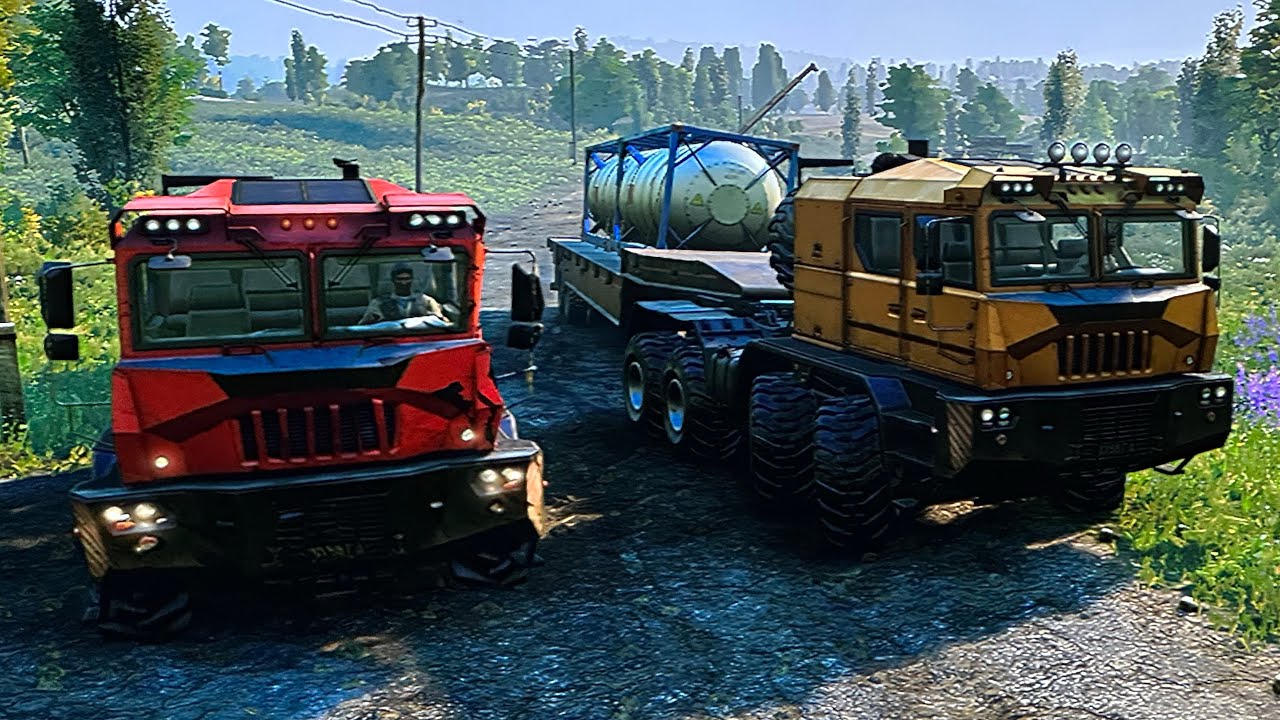 Snowrunner - Season 8 - Contract: Fertilizer Trouble - YouTube