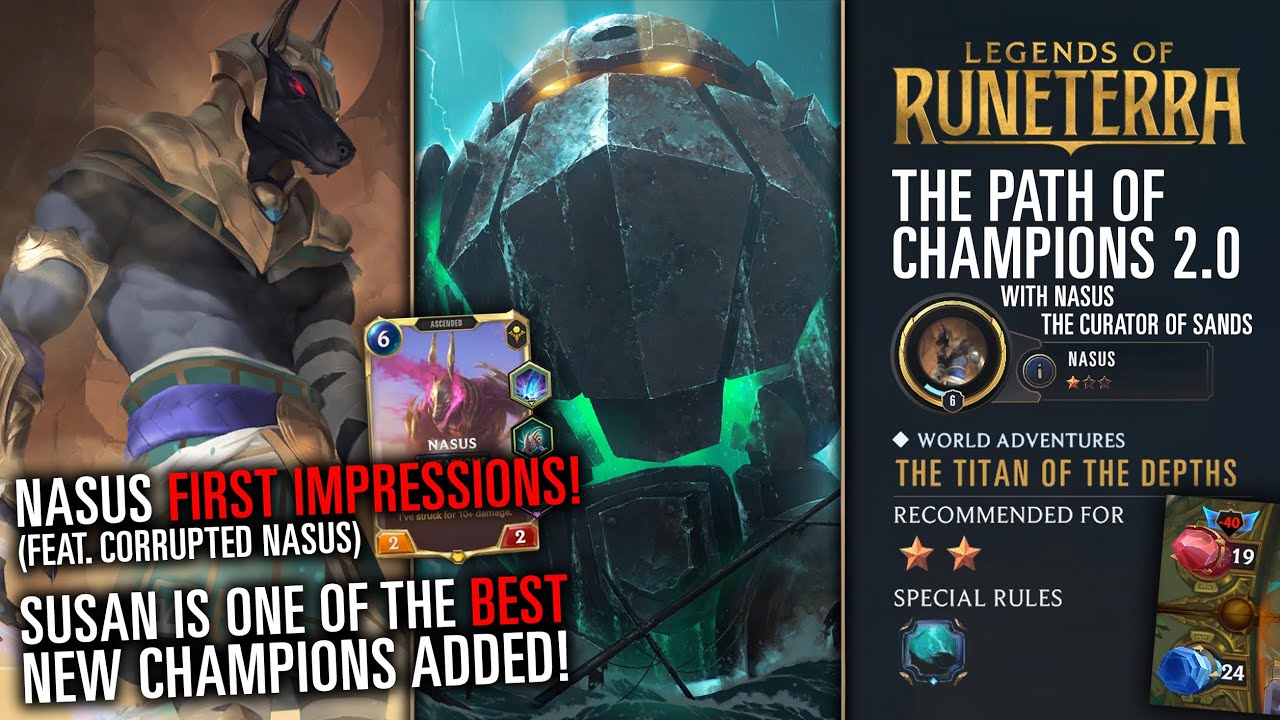 I PLAYED susaN (Nasus)... and he's AWESOME! | 2 Star Campaign vs ...