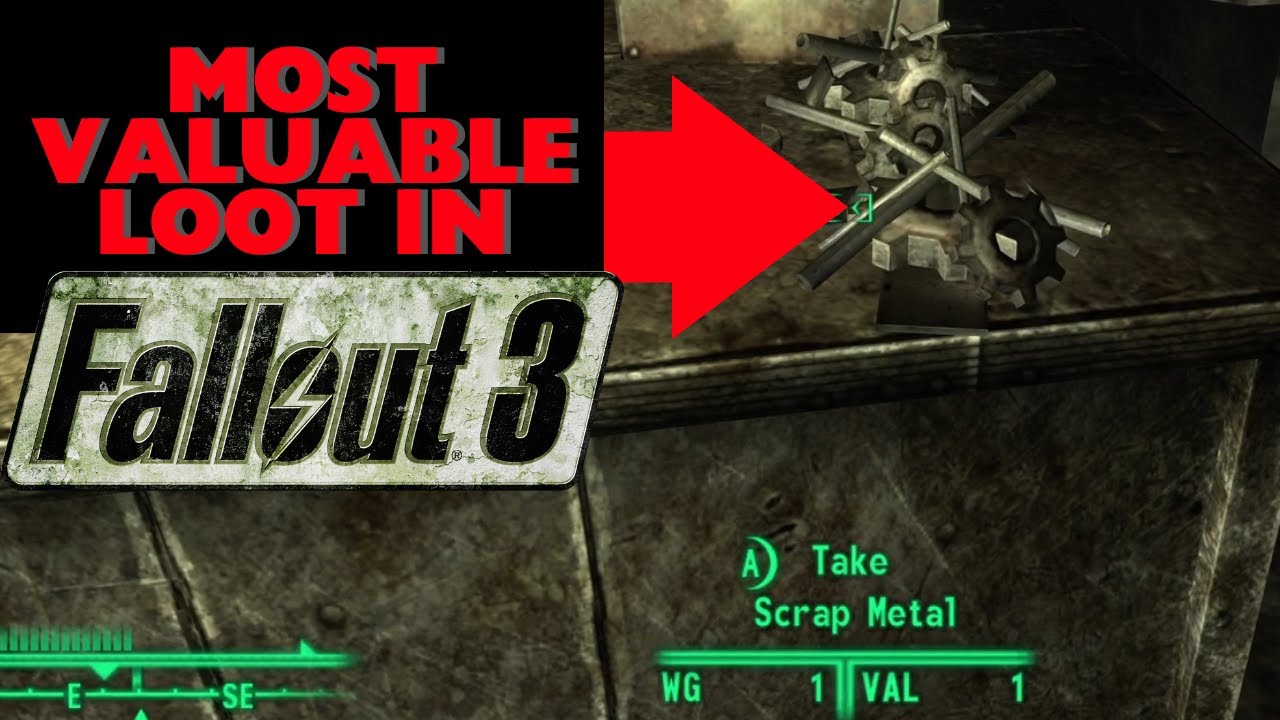 Scrap metal is the best loot item in Fallout 3 - YouTube