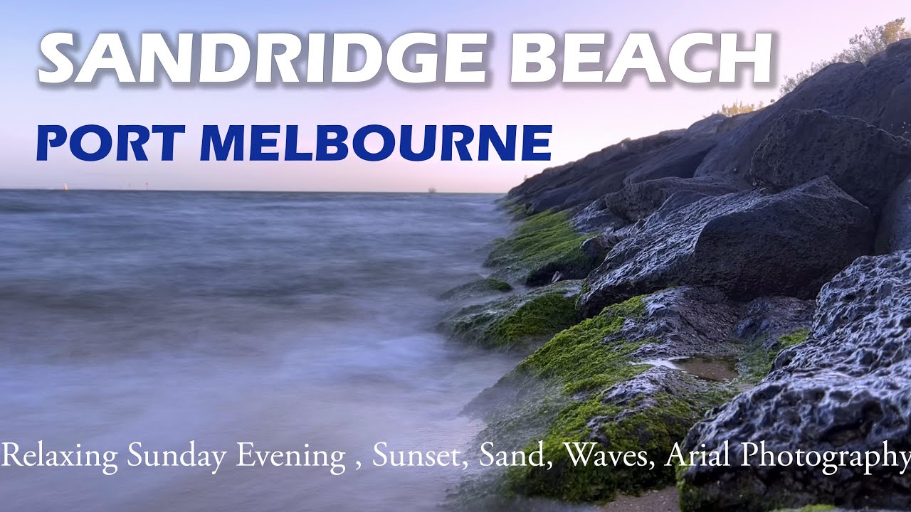 Sandridge Beach - Port Melbourne on a relaxing weekend evening - YouTube