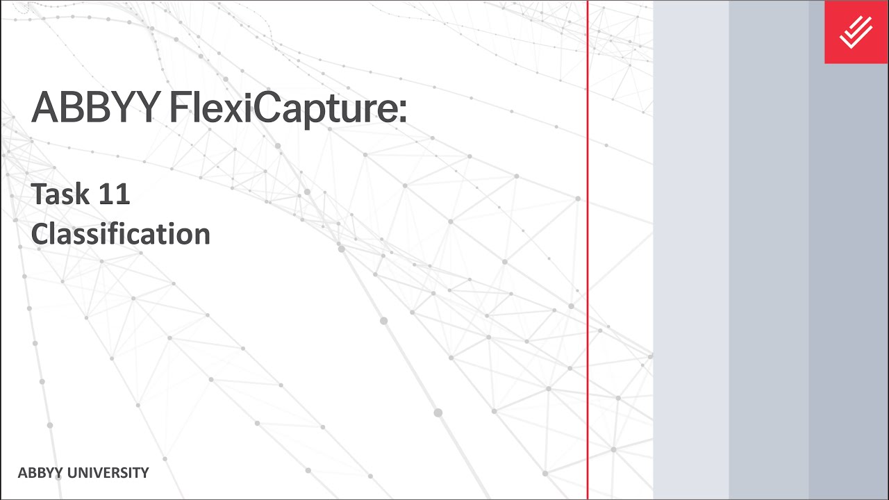ABBYY FlexiCapture Tutorial: Classification - YouTube
