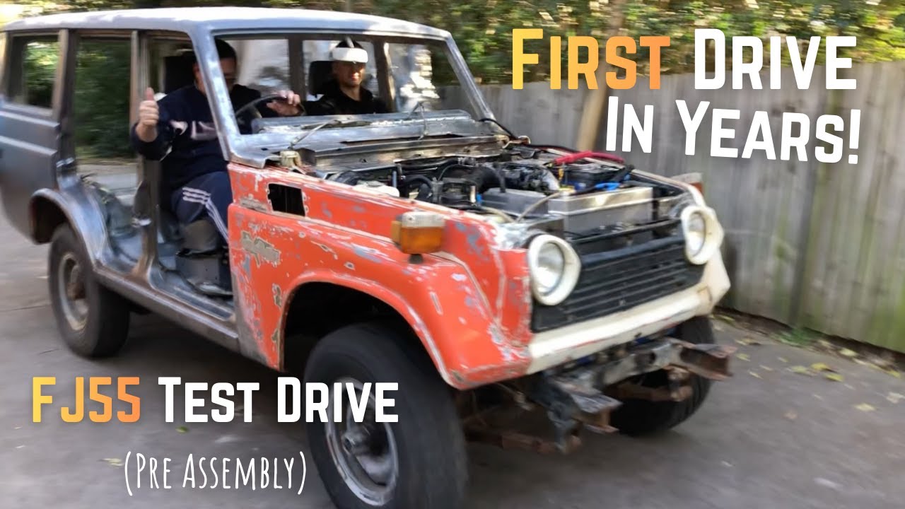FJ55 Build 005 // Pre Assembly - Test Drive - YouTube