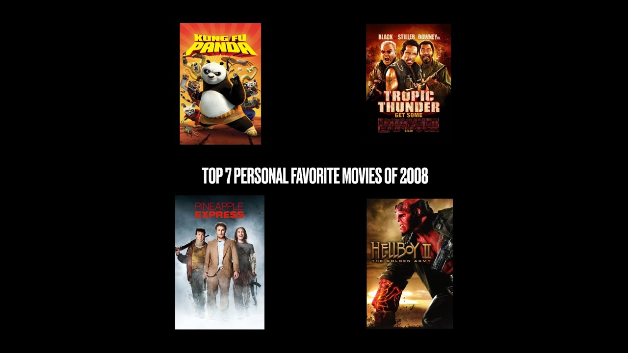 TOP 7 PERSONAL FAVORITE MOVIES OF 2008 - YouTube