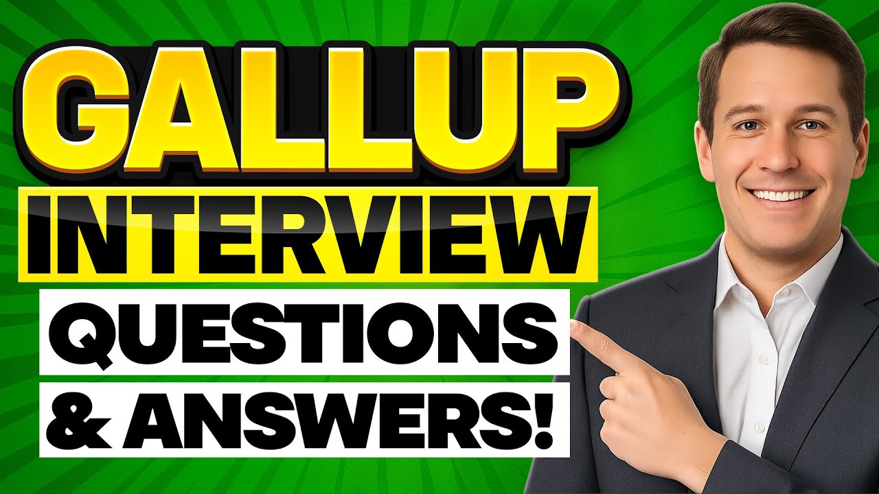 GALLUP INTERVIEW QUESTIONS & ANSWERS (How to PASS a Gallup Job ...