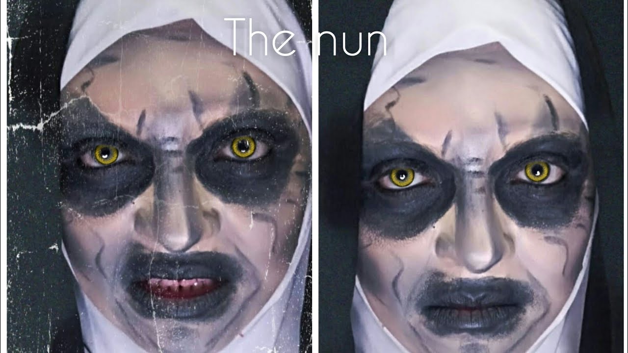 Makeup Tutorial (The Nun) - YouTube
