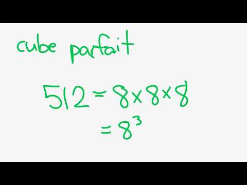 Les carrés/cubes parfaits et les racines carrées/cubiques - YouTube