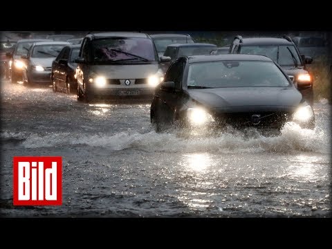 Jahrhundert-Regen in Berlin - So hat das (Un-) Wetter die Haupstadt im Griff