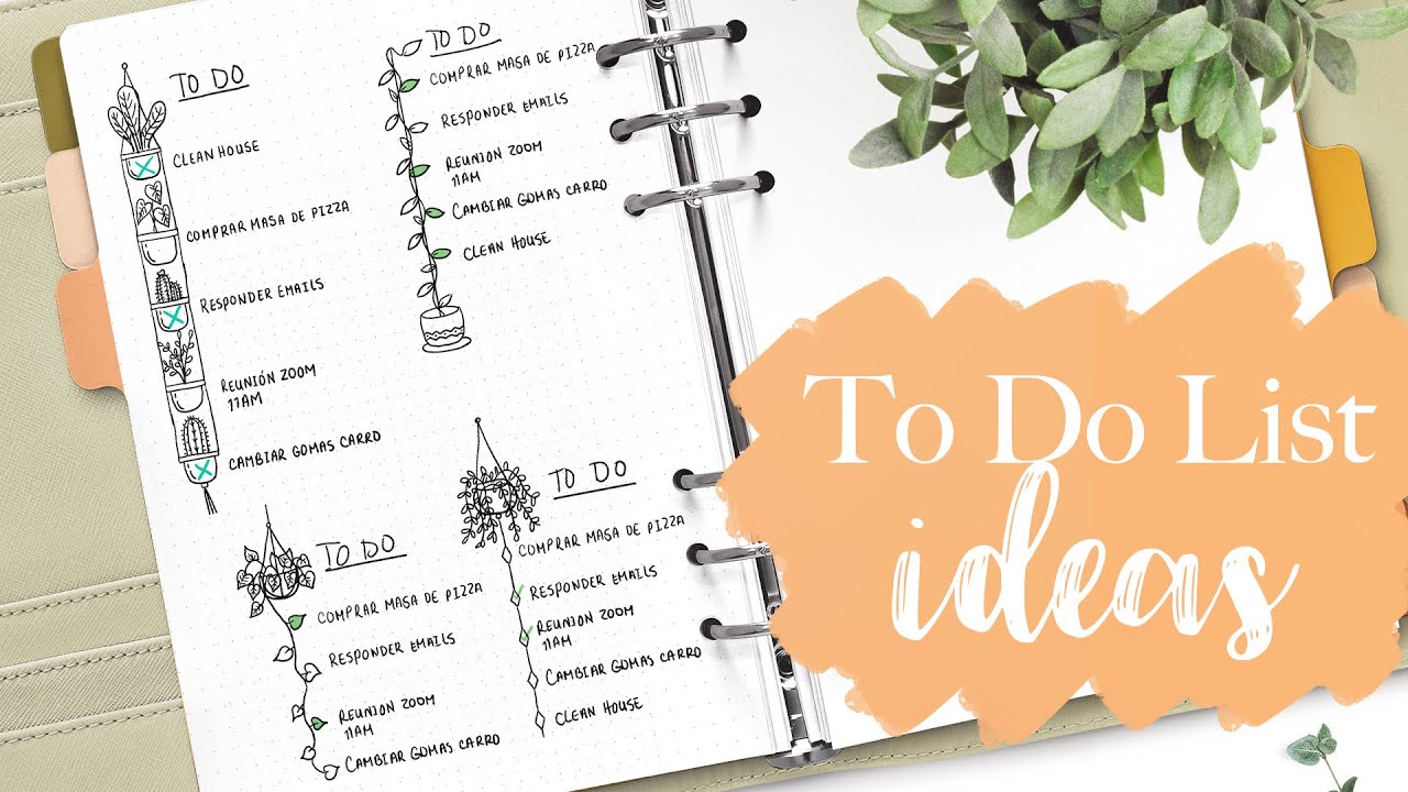 How to make to do list - Bullet Journal ideas - YouTube