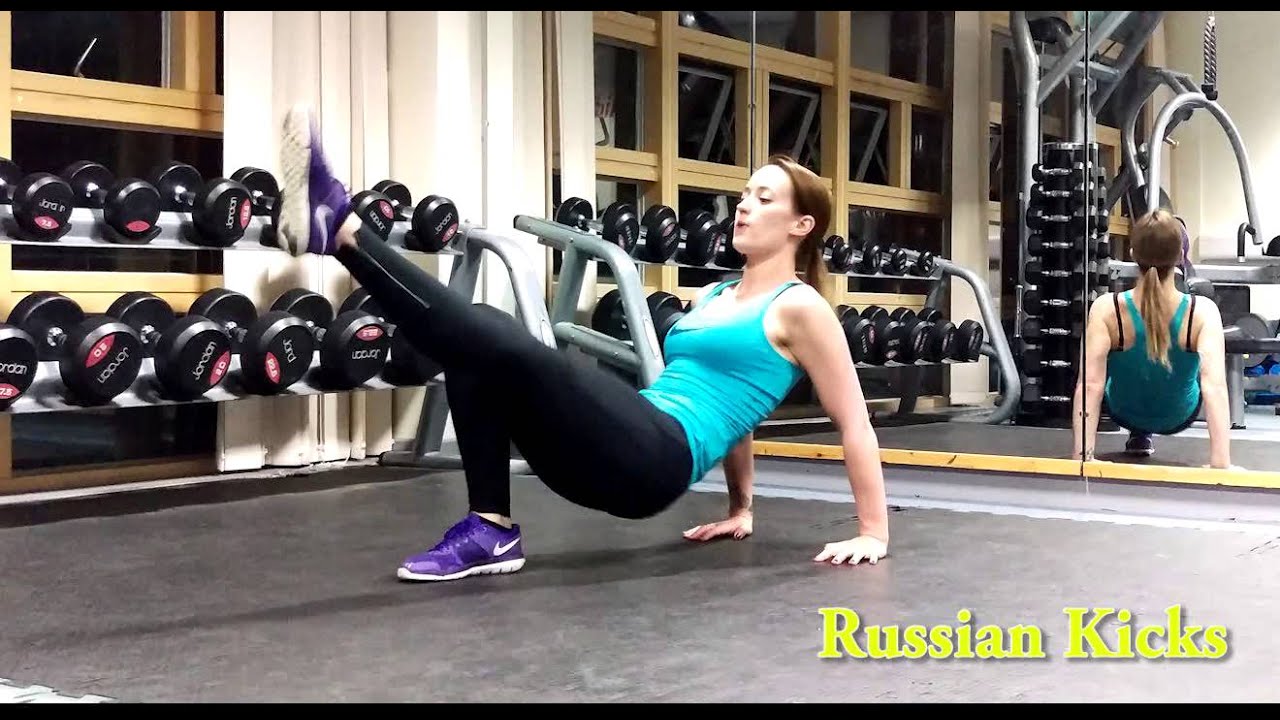FixupFit - 'Russian Kicks' Full body cardio exercise - YouTube