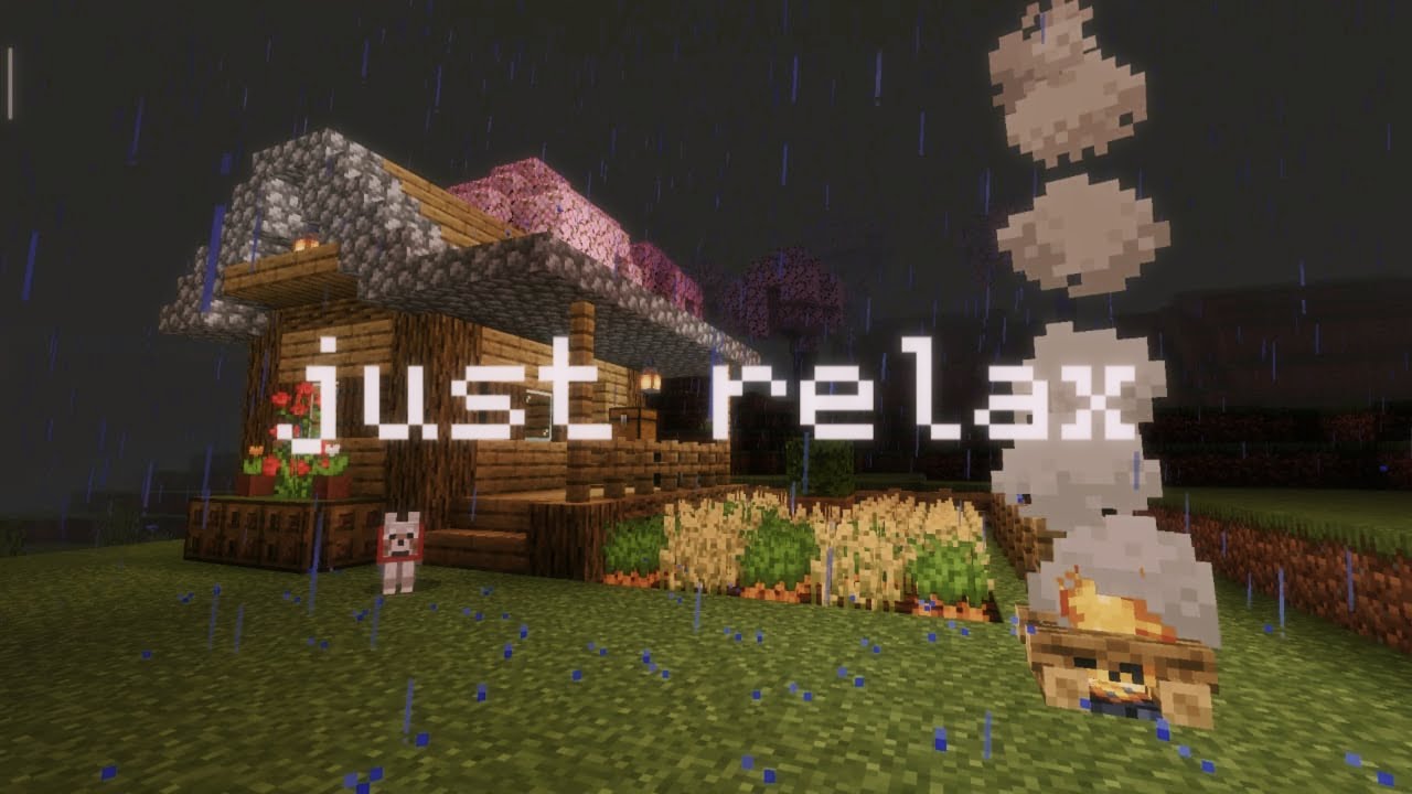 just relax.... || Relaxing Minecraft Ambience 😪 || Minecraft BGM Music ...