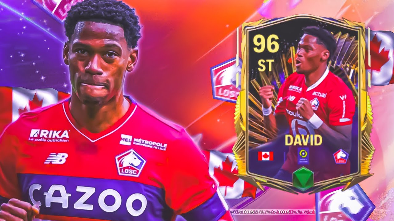 JONATHAN DAVID 🤩 REVIEW FC MOBILE || TEAM OF THE SEASON DAVID || FC ...