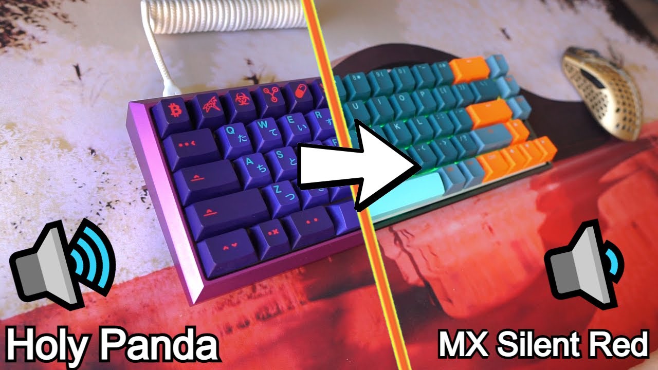 Quiet VS Loud Keyboards Sound Comparison - YouTube