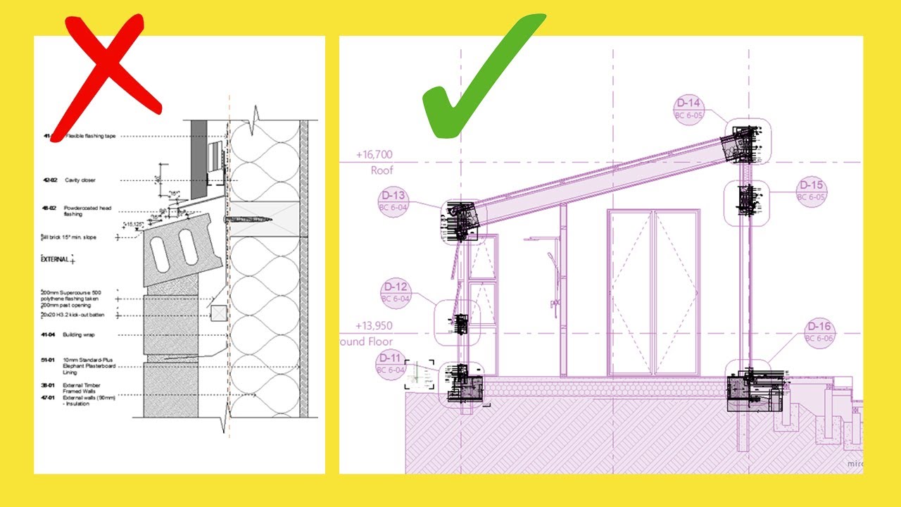 #ARCHICAD #ARCHITECTURE - Show section as trace reference for details - YouTube