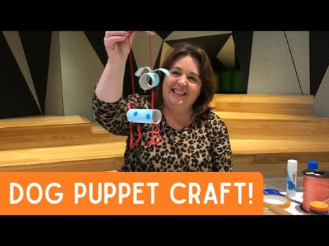 Dog Puppet Craft With Sarah! - YouTube