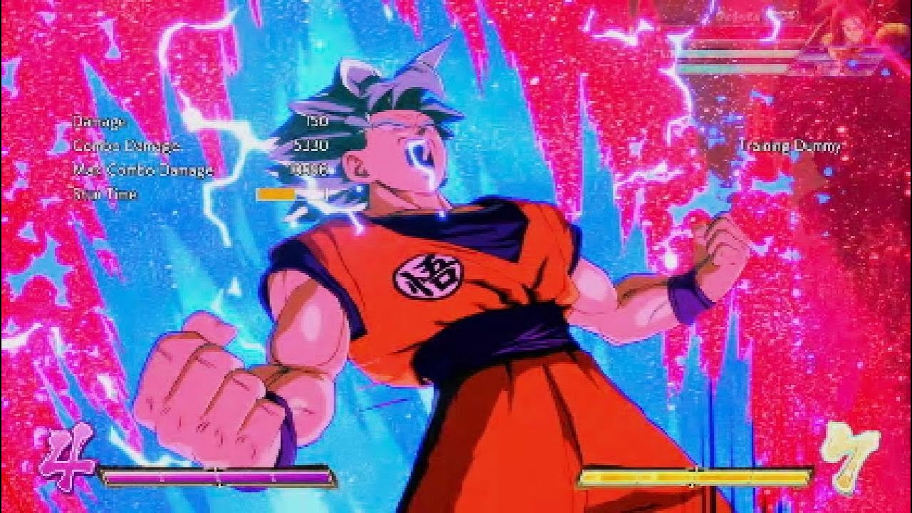 [Dbfz] Blue Goku double one inch punch link - YouTube