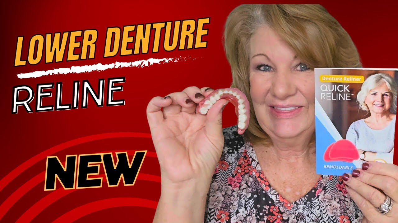 How To Reline Your Lower Denture NEW PRODUCT from Easy Denture - YouTube