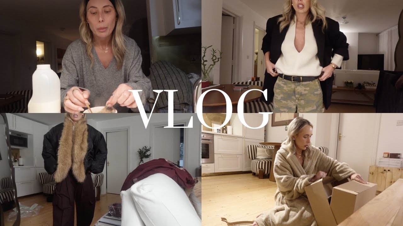vlog 322: unboxing & a weekend at home - YouTube