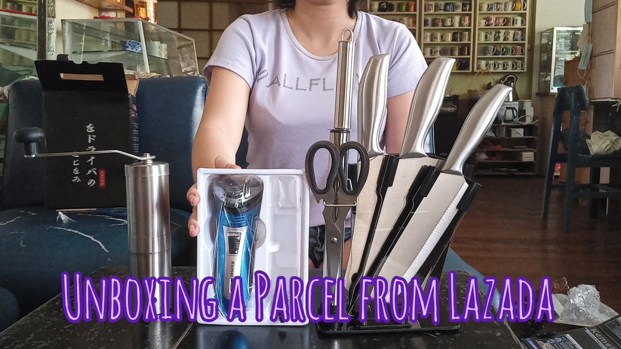 Unboxing a Parcel from Lazada - YouTube