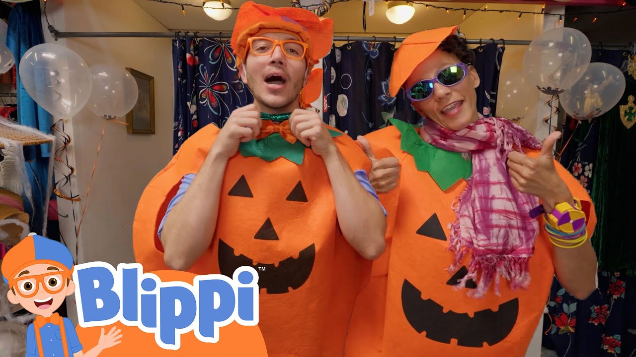 Halloween Costume Makeover | Blippi and Meekah Best Friend Adventures ...