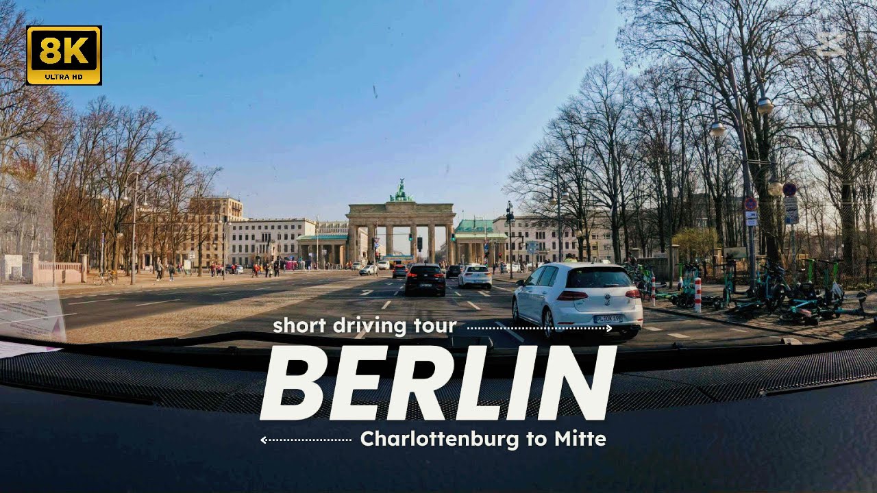 Berlin in Motion | Short Driving Tour in 8K 🚘🎥| #berlin #germany # ...