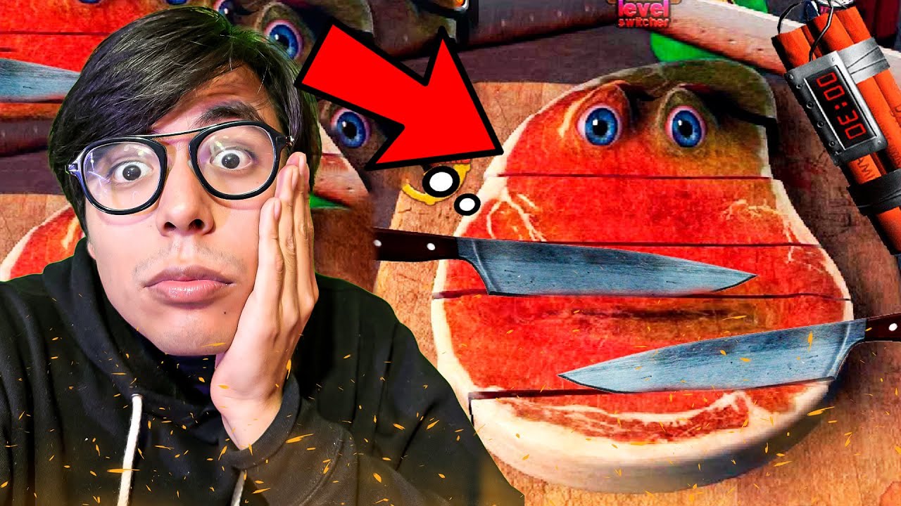 HACKEO EL NUEVO MEAT TALKING y DESBLOQUEO TODO!! Charlie The Steak ...