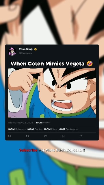 Think Gohan Think 😂 #anime #dragonball #dragonballsuper #funnyshorts ...