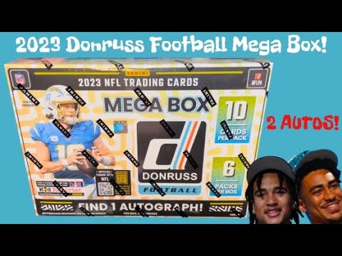 2023 Donruss Football Mega Box! | 2 Autos! | Nice Hits! | Downtown Hunt Pt. 4 - YouTube