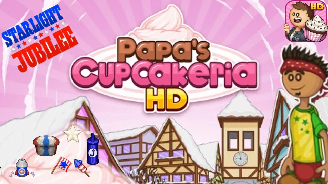 Papa’s Cupcakeria HD - Alberto & White Chocolate Star - Unlock All ...