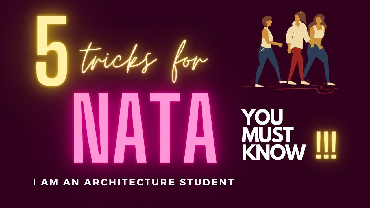 5 TIPS YOU NEED FOR NATA - YouTube