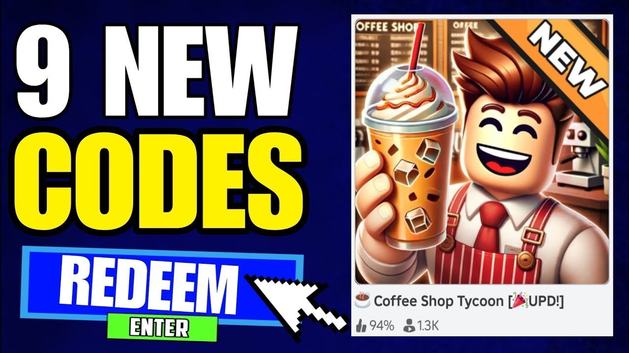 Coffee Shop Tycoon Codes || Codes Coffee Shop Tycoon Roblox || Coffee Shop Tycoon Roblox Codes ...