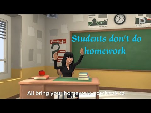 Students don't do homework. by kh film cartoon - YouTube