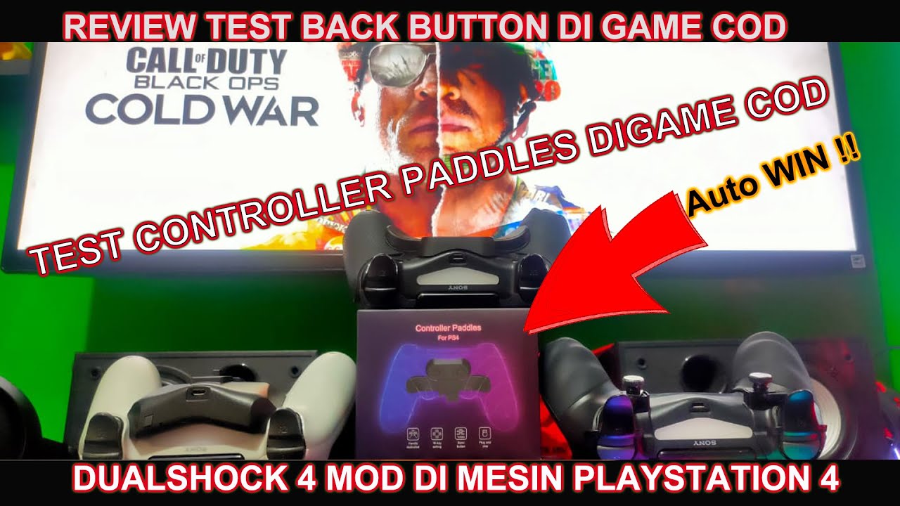 AUTO WIN Back Button Controller DS4 MOD Playstation 4 COD COLDWAR - YouTube