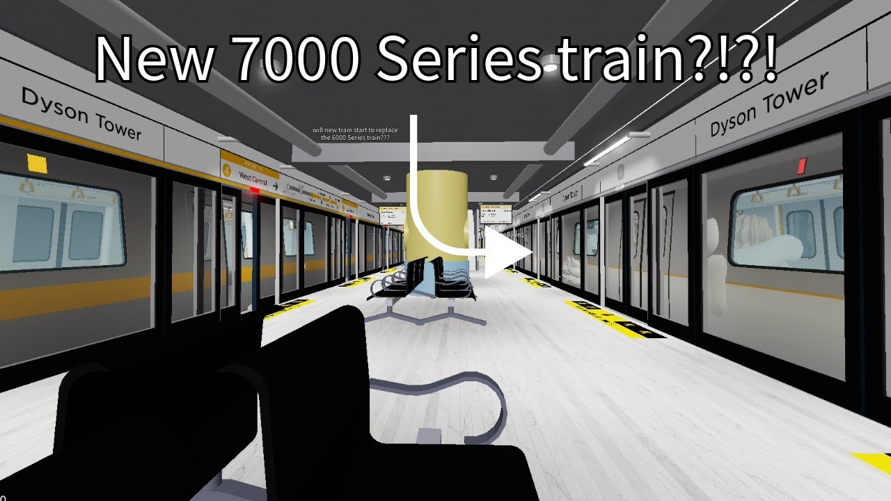 Roblox Delta Line Project | NEW 7000 series train testing on harbour ...