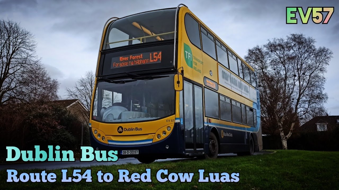 Dublin Bus | Route L54 (River Forest to Red Cow Luas) | FULL Route ...