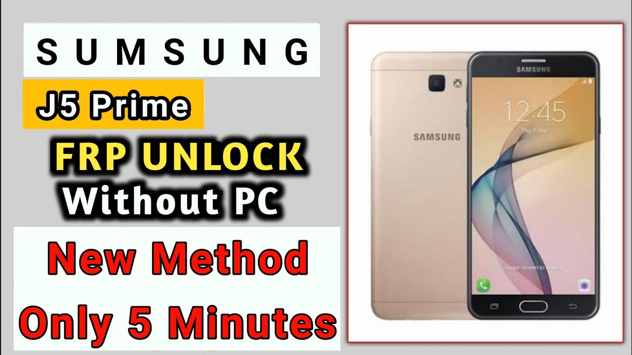 Samsung J5 Prime Hard Reset || G570f || Pin, pattern Frp Bypass without ...