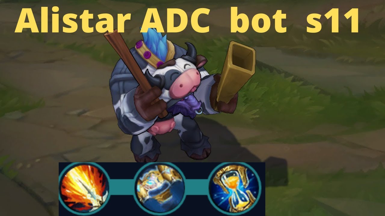 Alistar adc bot s11 build guides how to carry | league of legends - YouTube