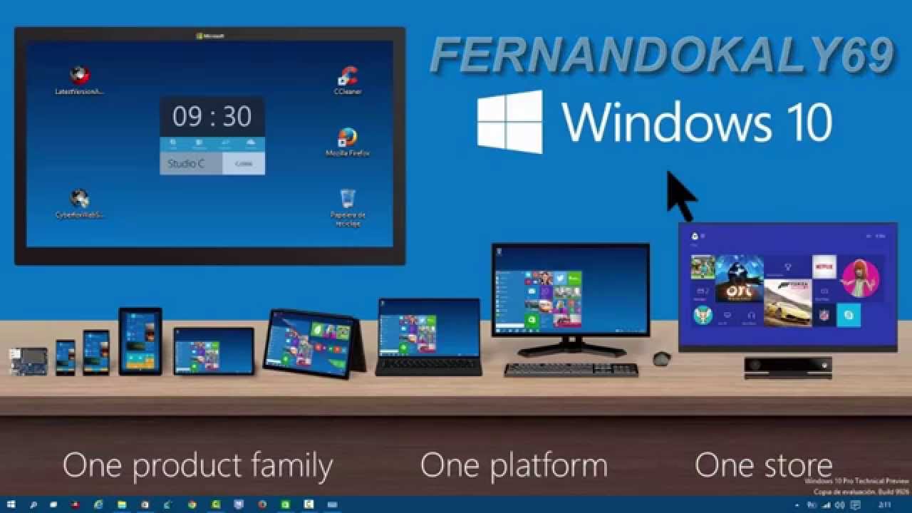 (PRUEBA) Windows 10 Pro Technical Preview iso Español 2015 - YouTube