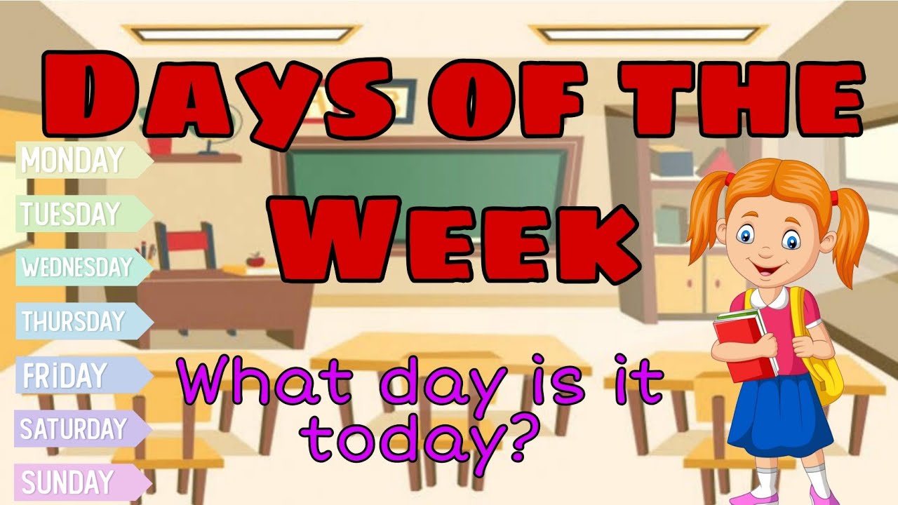 Days of the Week| What day is it today?|Vocabulary For Kids - YouTube