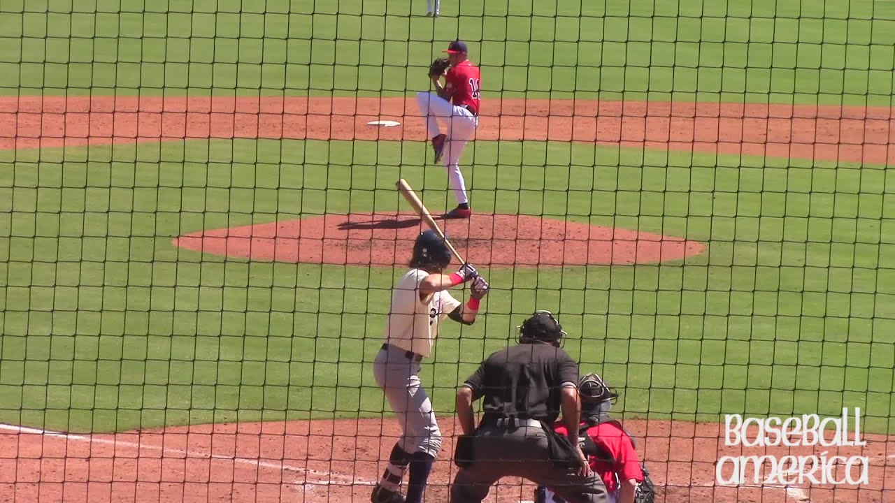 2018 MLB Draft prospect Carter Stewart pitching at the Tournament of ...