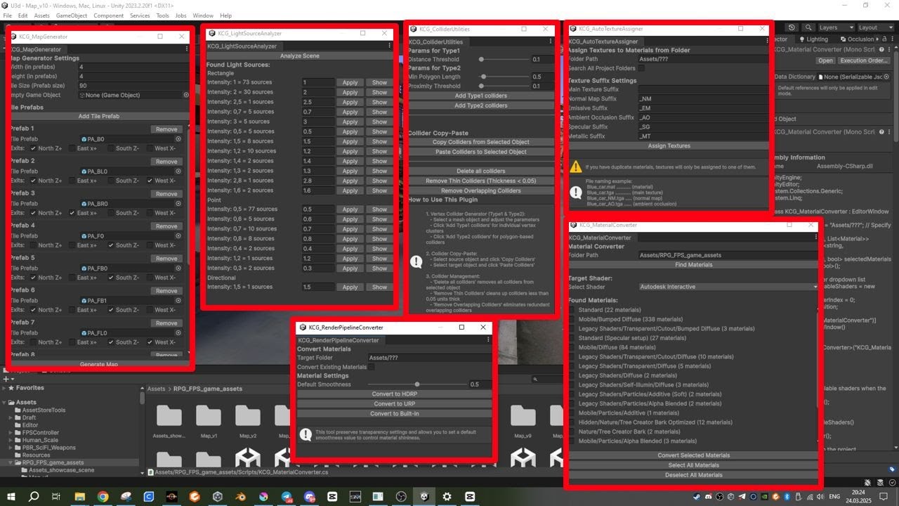 RPG FPS game assets set v10 (All Useful Plugins for Unity3d) - YouTube
